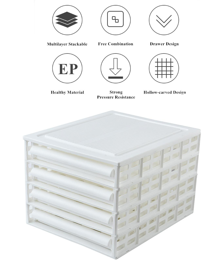 Stackable Storage Drawers– Peanut Butter