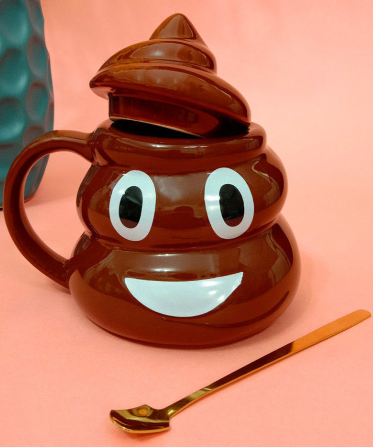 Poo Shaped Mugs– Peanut Butter
