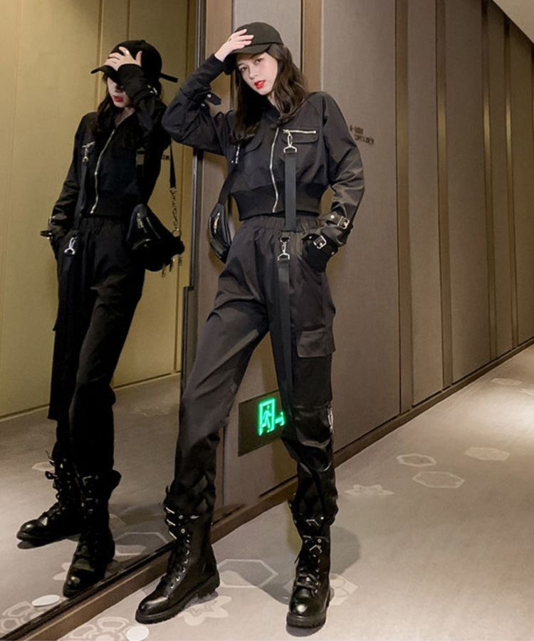 Goth Cargo Suit– Peanut Butter