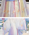 Phoenix Rising Embroidered Pleated Maxi Clothing Set– Peanut Butter