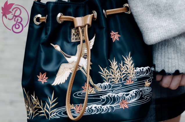 Leather Drawstring Bucket Bag– Peanut Butter